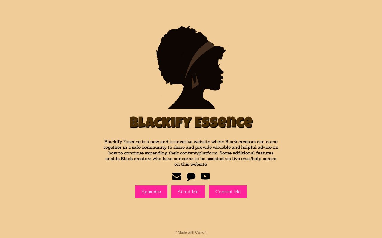 Blackify Essence | Innovative Website that Caters to the Black Community
